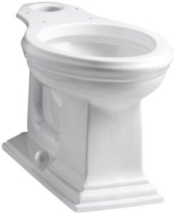 kohler k-4380-0 memoirs comfort height elongated bowl, white