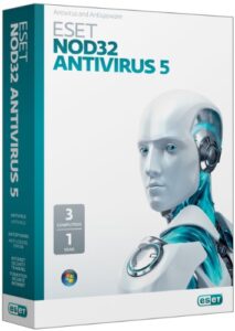 nod32 antivirus version 5 - 3 users - online