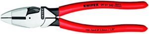 knipex 09 01 240 9.5-inch ultra-high leverage lineman's pliers