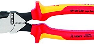 Knipex 09 08 240 SBA 9.5-Inch Insulated Ultra-High Leverage Lineman's Pliers