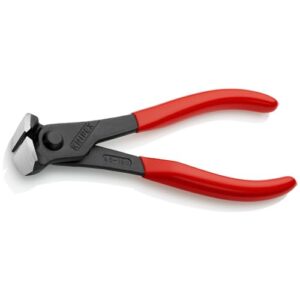 KNIPEX End Cut Nippers,Red and Silver