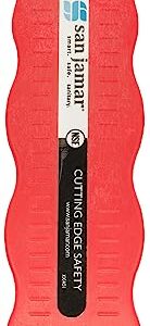 San Jamar KK403 Klever Kutter Safety Box Cutter Knife, Red (3 Pack)