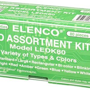 Elenco Electronics LEDK-80 80 pc LED Component Kit