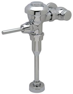 zurn z6003-yb-yc aquaflush exposed manual diaphragm flush valve with 3.5 gpf, sweat solder kit, and cast wall flange in chrome