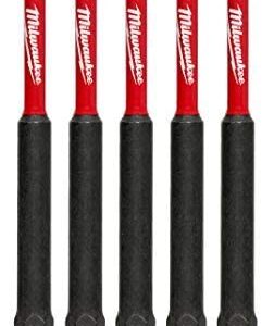 MILWAUKEE ELECTRIC TOOL 48-32-4564 Shockwave 3-1/2" Power Bit Phillips #2 5 Pack