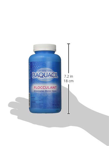 BAQUACIL 84398 Flocculant Water Haze Eliminator Swimming Pool Clarifier, 1.5 lbs