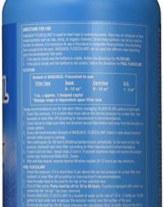 BAQUACIL 84398 Flocculant Water Haze Eliminator Swimming Pool Clarifier, 1.5 lbs