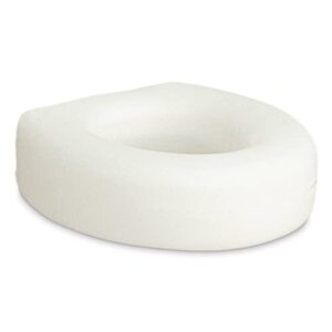 aquasense 770-610 portable raised toilet seat, white, 4 inch (pack of 1)