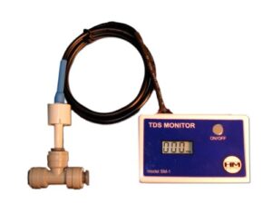 hm digital sm-1 in-line single tds monitor, 0-9990 ppm range, +/- 2% readout accuracy