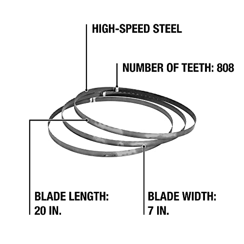 DEWALT Portable Band Saw Blade, 32-7/8-Inch, .020-Inch, 18 TPI, 3-Pack (DW3983C)