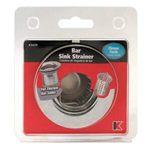 Plumb Pak K5420 Bar Sink Strainer, Polished Chrome