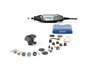 dremel 3000-1/24 variable speed rotary tool kit - 1 attachment & 24 accessories, ideal for variety of crafting and diy projects – cutting, sanding, grinding, polishing, drilling, engraving