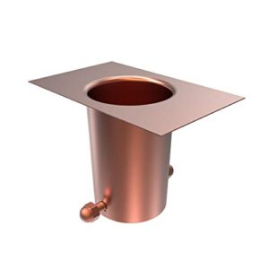 rain chains direct - rain chain gutter adapter/installer in pure copper