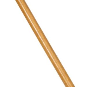 Rubbermaid Commercial Products Threaded Broom Handle, 54", Lacquered Broom Handle, Efficient Cleaning & Storage,Handle Only, Cleaning Heads Sold Separately