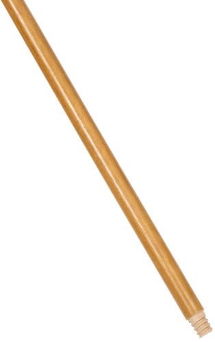 Rubbermaid Commercial Products Threaded Broom Handle, 54", Lacquered Broom Handle, Efficient Cleaning & Storage,Handle Only, Cleaning Heads Sold Separately