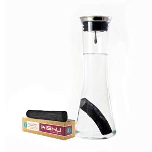 Kishu Charcoal Water Filter for Pitchers - The Only Authentic, Certified & Tested Charcoal Water Purifier. You deserve the best! Absorbs Toxins.