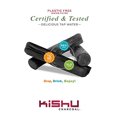 Kishu Charcoal Water Filter for Pitchers - The Only Authentic, Certified & Tested Charcoal Water Purifier. You deserve the best! Absorbs Toxins.