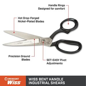 Crescent Wiss 10" Bent Handle Industrial Shears - W20