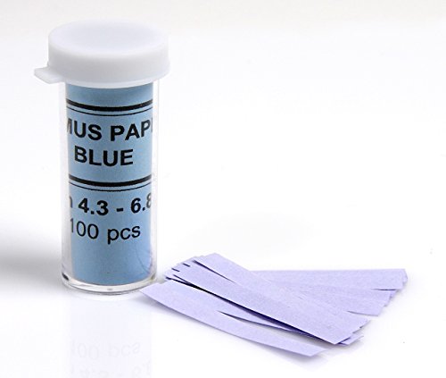 Blue Litmus Test Paper Acid Indicator 100 Strips