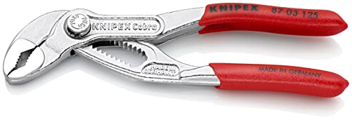 Knipex 87 03 125 Water Pump Pliers "Cobra" 4,92" chrome plated