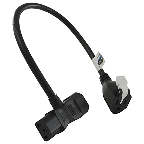 Conntek 1.5-Feet, Dr. T-Xtra Cord IEC C13/C14 Plug to U.S 3 Prong Connector