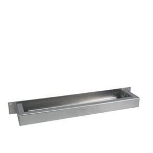 BUD Industries CH-14400 Aluminum Small Rack Mount Chassis 19" L x 4.12" W x 1.75" H, Natural