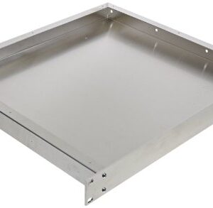 BUD Industries CH-14402 Aluminum Small Rack Mount Chassis 19" L x 16.12" W x 1.75" H, Natural