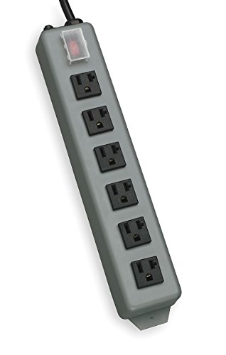 TRIPP-LITE UL620-15 Power Strip, 6 Outlet, 20A, 120V, 15FT