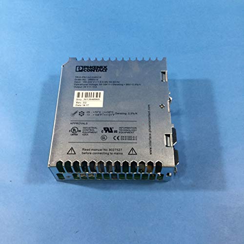 Phoenix Contact 2866310 POWER SUPPLY; DIN RAIL; SWITCHED-MODE; INPUT 100-240 VAC; OUTPUT 24 VDC; 5 A