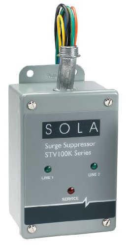 Sola/Hevi-Duty STV100K-10Y Surge Protector, Hard Wired, 3P, 100 kA