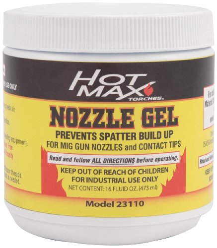 Hot Max 23110 Anti-Spatter Nozzle Gel, 16-Ounce