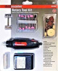 drill master rotary tool kit - 80 pc