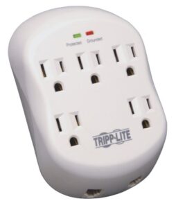 tripp lite 5 outlet surge suppressor, 1080 joules (sk5tel-0)