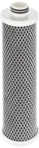 Pentair Pentek MG-10MCB MicroGuard Water Filter, 10-Inch, Under Sink Polyethersulfone Membrane Replacement Cartridge with Integral Carbon Block and Sediment Pre-Filtration, 10" x 2.5", 0.15 Micron