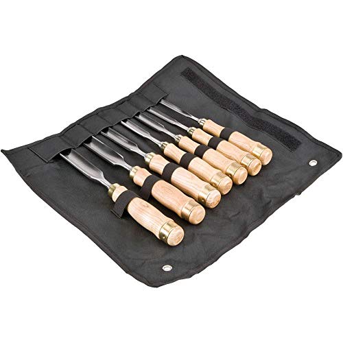 Woodstock D3780 Gouge Chisel Set, 7-Piece