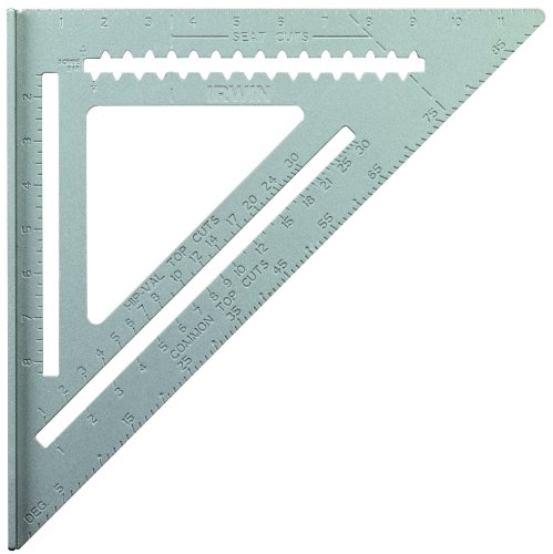 IRWIN Tools Rafter Square, Aluminum, 12-Inch (1794465)