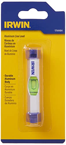 IRWIN 1794484 Aluminum Line Level, Silver