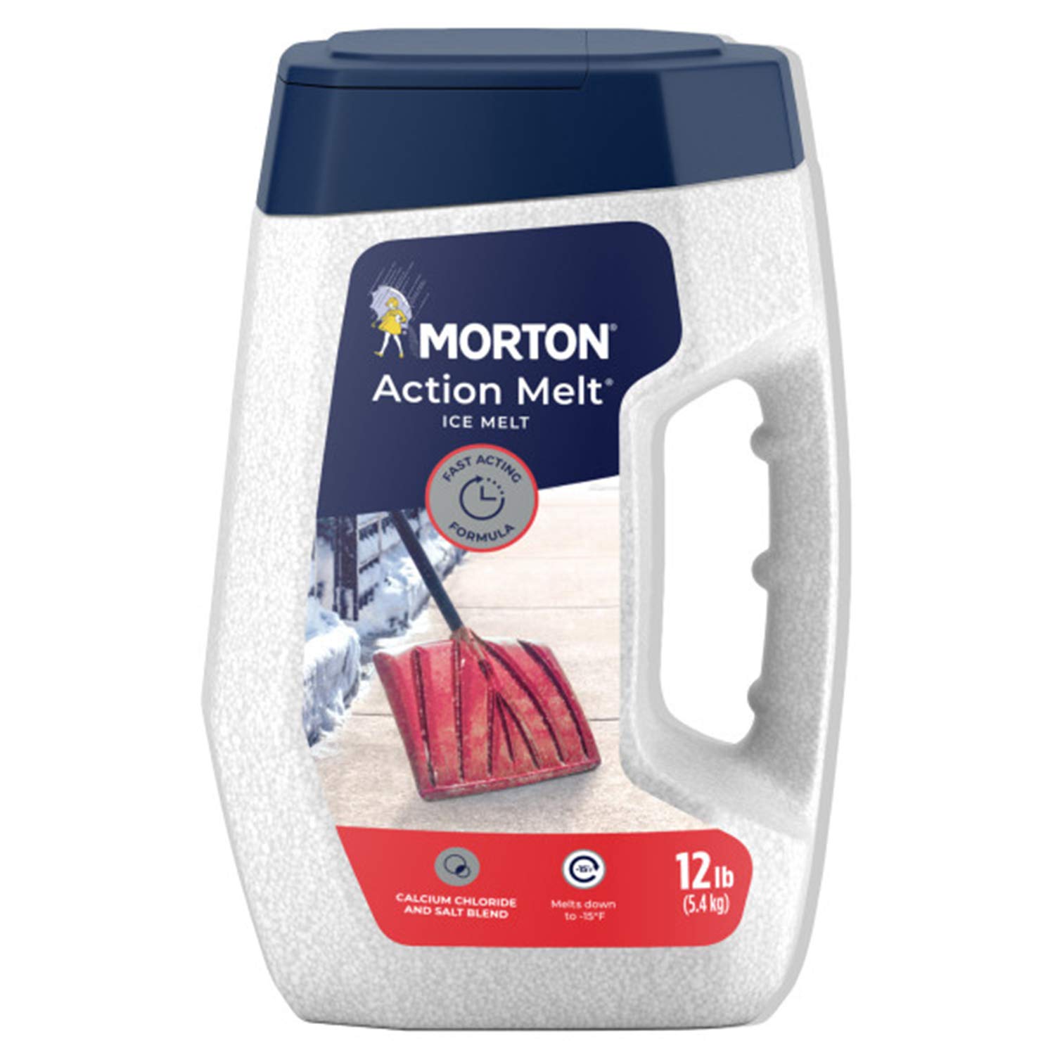 Morton Snow & Ice Melt, Fast Acting, 12 Pound Jug