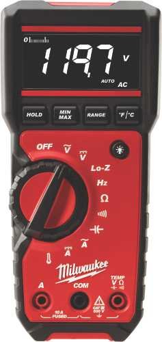 Milwaukee Digital Multimeter, 2.48" x 11.02" x 7.48"