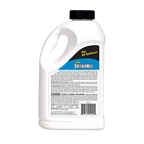 Pro Products Softener Mate, Whole House Water Softener System Cleaner, Removes Limited Iron, Manganese, Silt, Metal, and Organic Compounds that Cause Inefficiencies, 4 Lbs