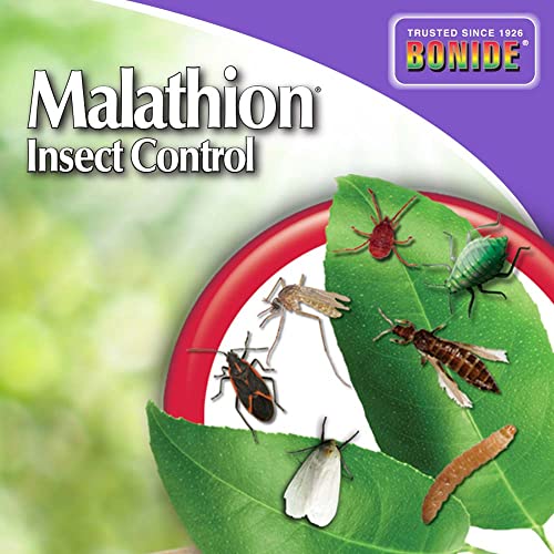 Bonide Malathion Insect Control, 8 oz Ready-to-Mix Concentrate Bug & Spider Mite Killer for Outdoor Garden Use