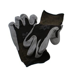 4 Pack Showa Atlas 370BBK Atlas Nitrile Tough Gloves - Large