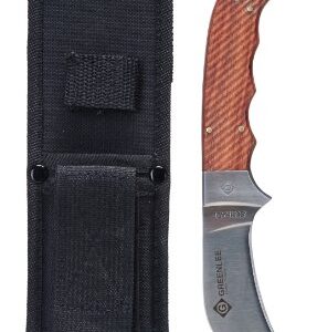 Greenlee Fixed Blade Knife, Hawk Bill, 10.8 In, Brwn