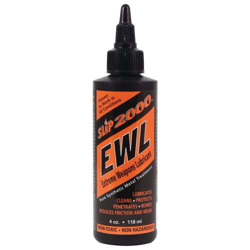 SLIP 2000 EWL CLP Gun Lube - Extreme Weapons Lubricant Synthetic Gun CLP Cleaner - 4 oz Squeeze Bottle