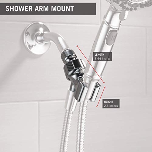 Delta Faucet U3401-PK Adjustable Shower Arm Mount, Chrome, 0.5