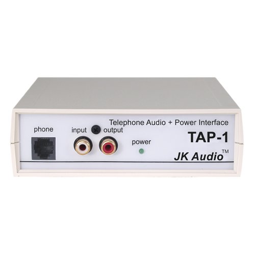 JK Audio TAP-1 Telephone Audio and Power Interface, 600 ohms RCA Line Input and Output