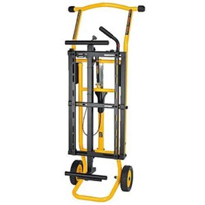 DEWALT Miter Saw Stand with Wheels, Collapsible and Portable, Holds Up to 300 lbs (DWX726)