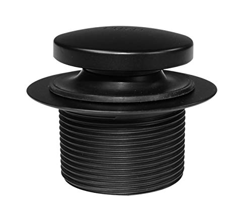 Westbrass 593144-62 Black 1-1/2" Tubular Tip Toe Bath Waste Drain Kit, Matte Black ,Pack of 1