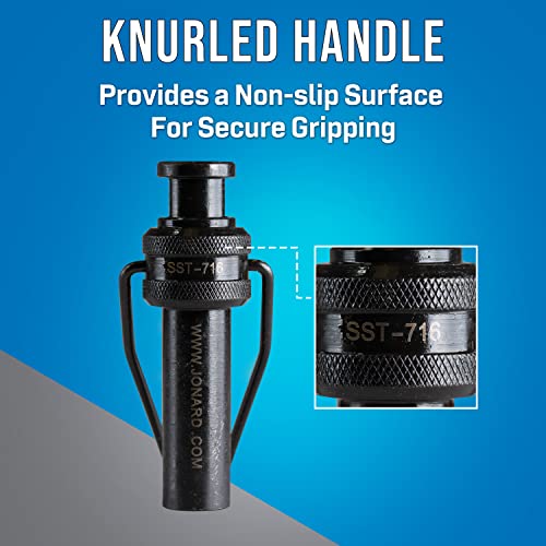 Jonard SST-716 Security Shield Tool with Black Oxide Finish, For 7/16" Hex Shielded F Connectors