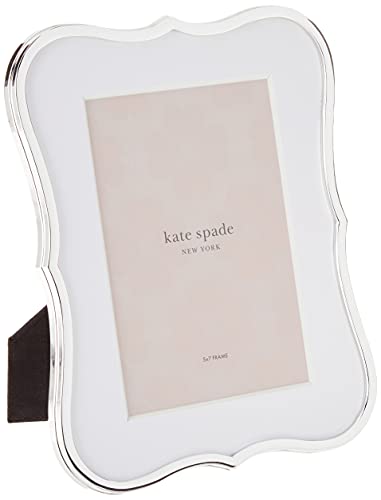 Kate Spade New York Crown Point Silver-Plate Picture Frame, 5" x 7"